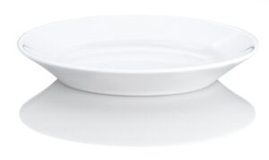 pillivuyt 14-1/2-inch by 10-1/4-inch deep oval porcelain serving platter