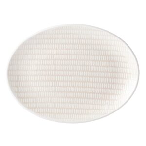 lenox textured neutrals dobby platter, 3.15 lb, blue