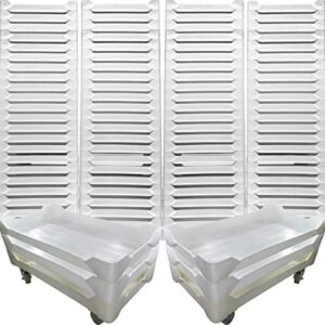 Essential Depot Drying Tray Stackable - Herb, Food or Soap - 60 Trays (no Wheels) on 1 Pallet - Each Tray can Hold up to 40lbs - Made in The U.S.A.