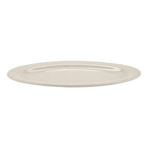 G.E.T. Heavy-Duty Shatterproof Plastic Melamine Serving Platter, 14" x 10", Ironstone (Set of 12)