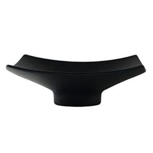 bestonzon square dinner plates, serving platters serving trays dessert plate matte black serving