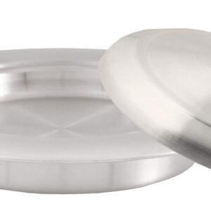 Stainless Steel Communion Tray Set and Bread Plate Set