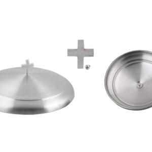 Stainless Steel Communion Tray Set and Bread Plate Set