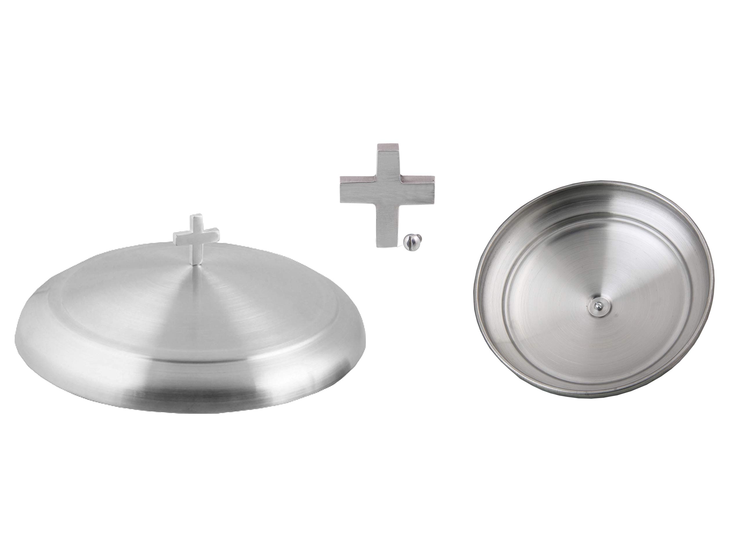 Stainless Steel Communion Tray Set and Bread Plate Set