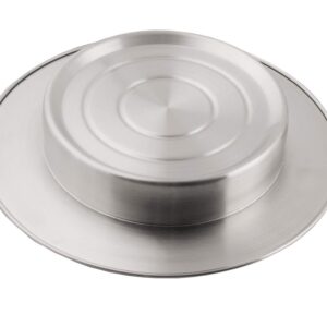 Stainless Steel Communion Tray Set and Bread Plate Set