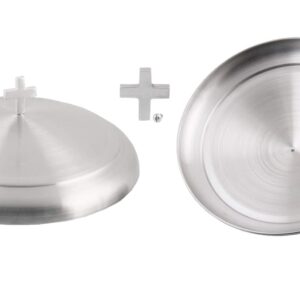 Stainless Steel Communion Tray Set and Bread Plate Set