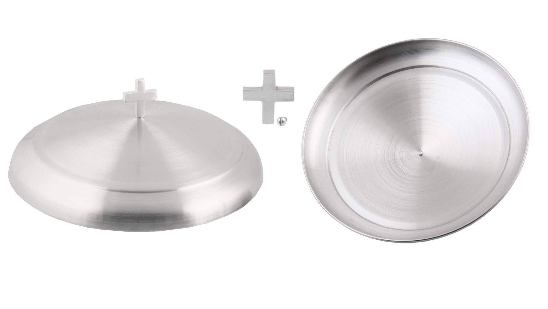 Stainless Steel Communion Tray Set and Bread Plate Set