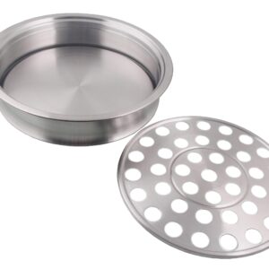 Stainless Steel Communion Tray Set and Bread Plate Set