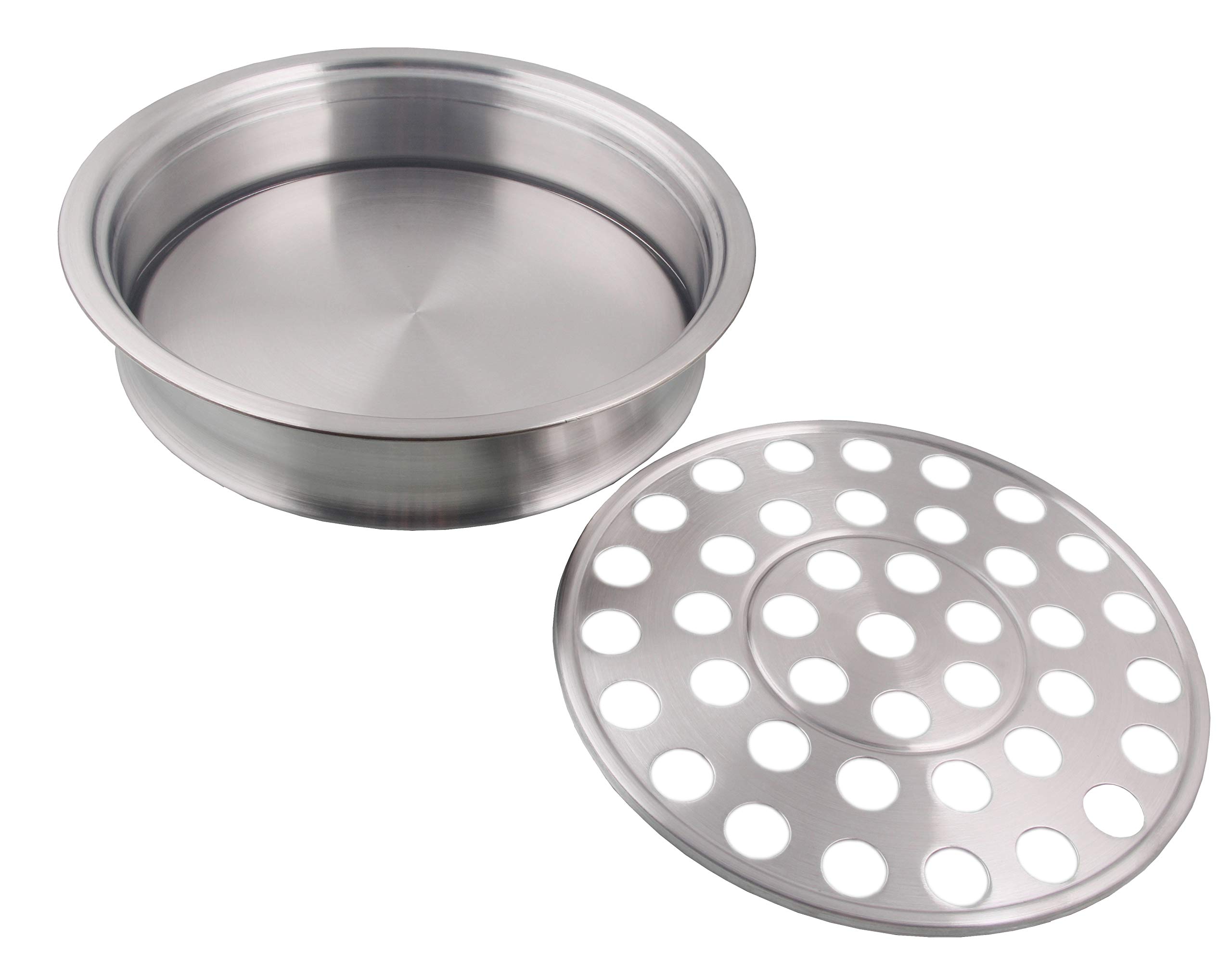 Stainless Steel Communion Tray Set and Bread Plate Set