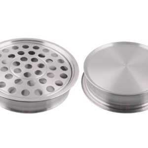 Stainless Steel Communion Tray Set and Bread Plate Set