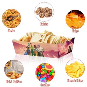 60 Pack Strange World Birthday Party Supplies,Strange World Food Tray Strange World Party Favors Paper Food Serving Tray Strange World Paper Trays