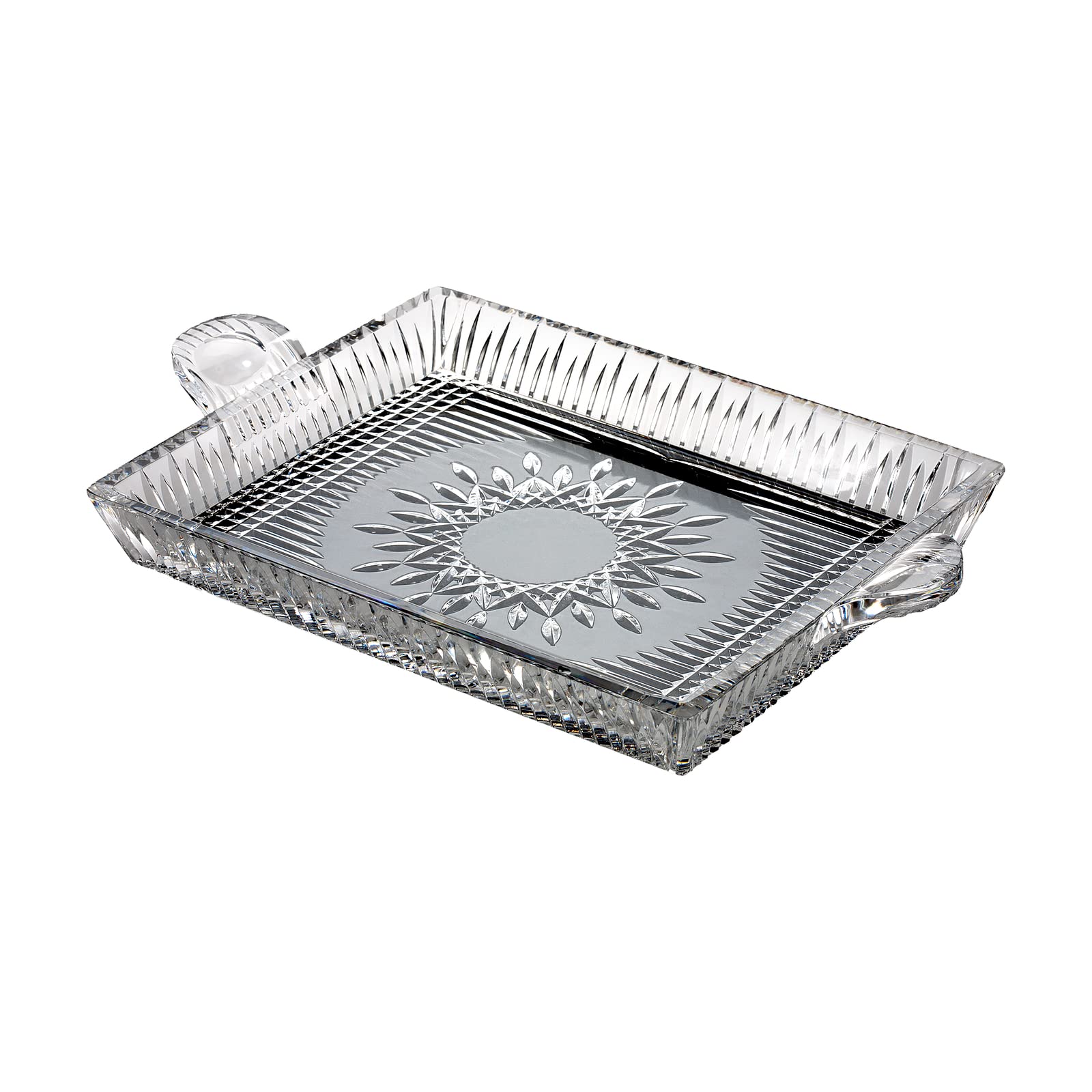 Waterford Lismore Diamond Square, 12" Serving Tray, Clear