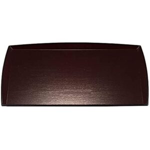 j-kitchens shaku 2 edge high watarase, long angle wood grain obon (bon tray tray) sl made in japan