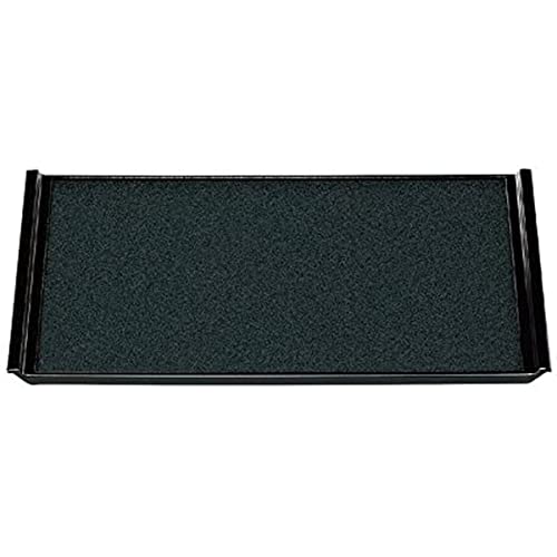 J-Kitchens Shaku 3 Flight Obon (Bon Tray Tray) N Black Cloth, Made in Japan