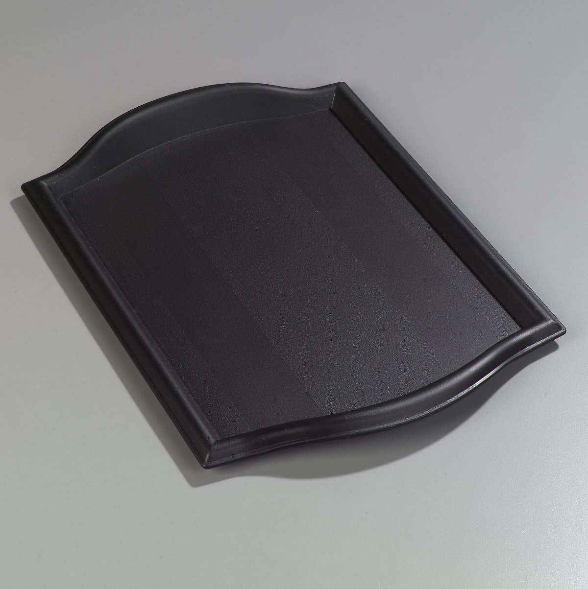 Carlisle FoodService Products 1217BT03 Bistro Polypropylene Tray, 17" x 12" x 1", Black (Case of 12)