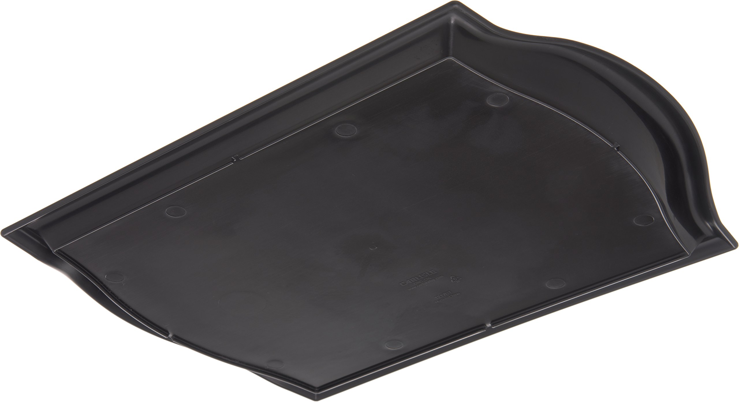 Carlisle FoodService Products 1217BT03 Bistro Polypropylene Tray, 17" x 12" x 1", Black (Case of 12)