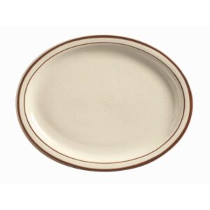 world tableware dsd-12 desert sand - oval platter, 9-3/8"diam. i 2 dozen