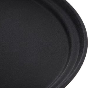 Carlisle FoodService Products 2700GR2004 Griptite 2 Oval Serving Tray, 27" x 22", Black (Pack of 6)