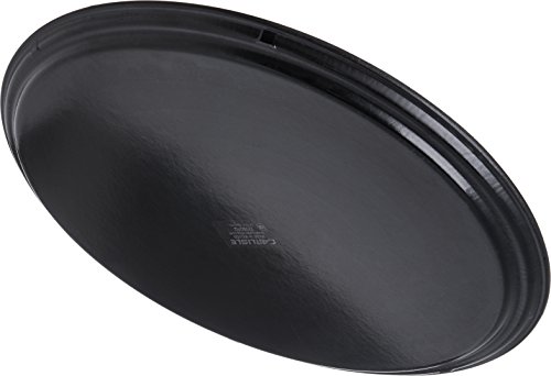 Carlisle FoodService Products 2700GR2004 Griptite 2 Oval Serving Tray, 27" x 22", Black (Pack of 6)