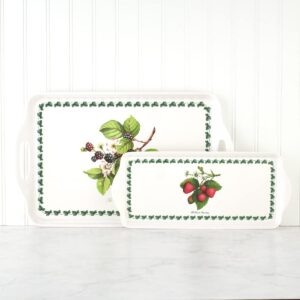 Pimpernel Pomona Collection Sandwich Tray | Serving Platter | Crudité and Appetizer Tray | Measures 15.25" x 6.5" | Made of Melamine | Dishwasher Safe