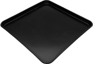 ovengem ptfe warming basket (most rigid black) - rapid cook oven basket - cooking basket - cooking tray - turbochef, merrychef, acp, ovention, lainox - patented (1, 15.50" x 15.50" x 0.50"(h))