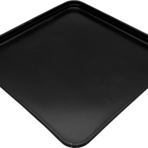 OvenGem PTFE Warming Basket (Most Rigid Black) - Rapid Cook Oven Basket - Cooking Basket - Cooking Tray - TurboChef, MerryChef, ACP, Ovention, Lainox - PATENTED (1, 15.50" x 15.50" x 0.50"(H))