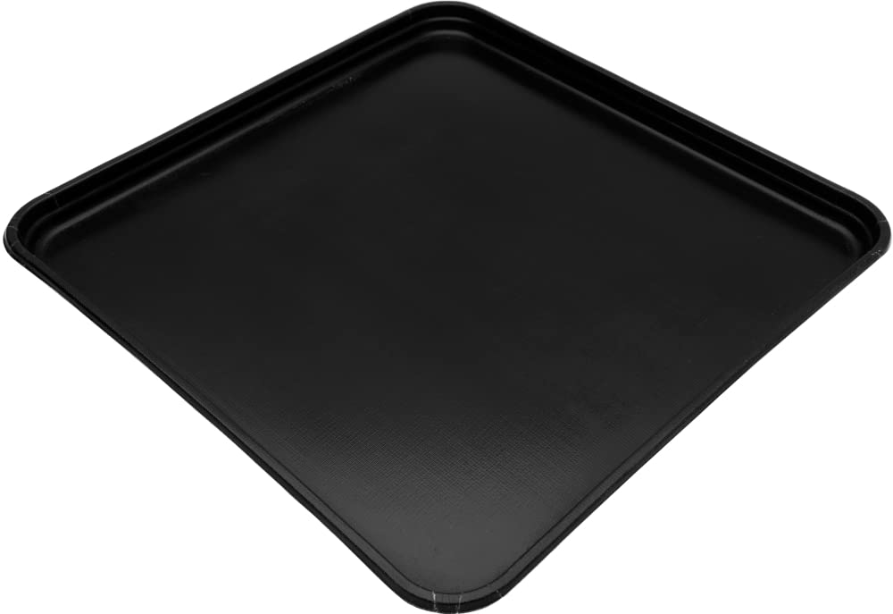 OvenGem PTFE Warming Basket (Most Rigid Black) - Rapid Cook Oven Basket - Cooking Basket - Cooking Tray - TurboChef, MerryChef, ACP, Ovention, Lainox - PATENTED (1, 15.50" x 15.50" x 0.50"(H))