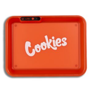 GLOW TRAY Cookies Glow Tray V3 - RED - LED Rolling Tray