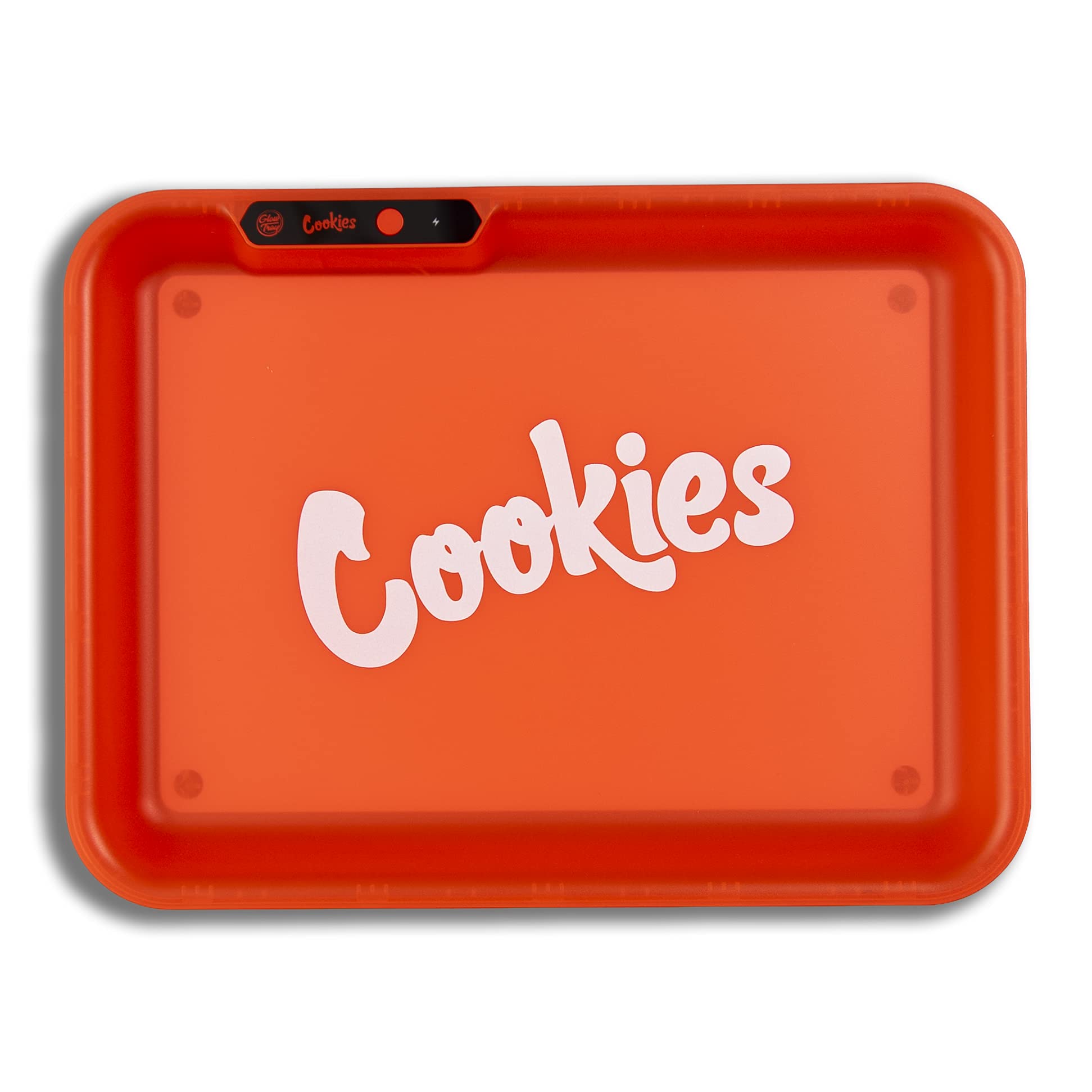 GLOW TRAY Cookies Glow Tray V3 - RED - LED Rolling Tray