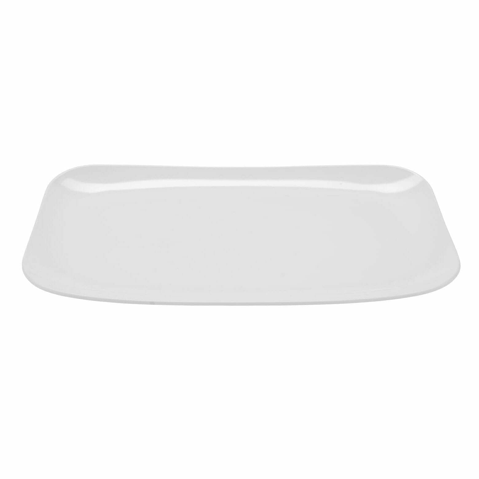 G.E.T. CS-6113-W 18" x 9.75" Rect. Plate, White, Large