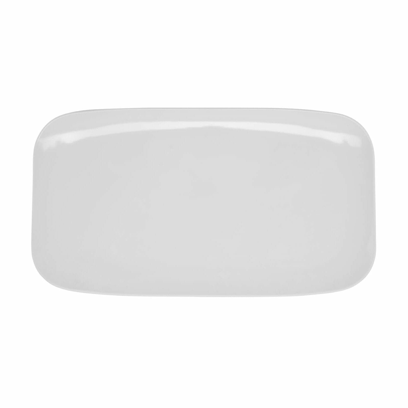 G.E.T. CS-6113-W 18" x 9.75" Rect. Plate, White, Large