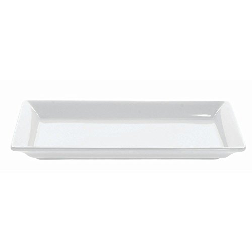 American Metalcraft CER19 Platters, 16.7" Length x 4" Width, White