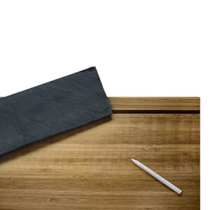 Vinotemp Bamboo and Slate Cheese Serving Tray