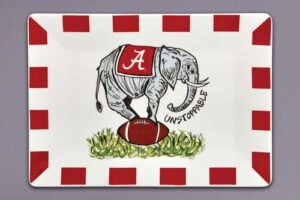 magnolia lane university of alabama ceramic serving platter