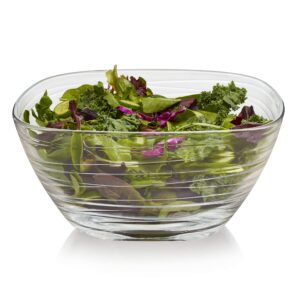 Libbey Aviva Glass Wave Serving Bowl, Large