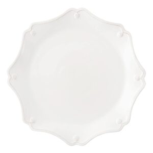 juliska berry & thread scallop platter/charger - whitewash