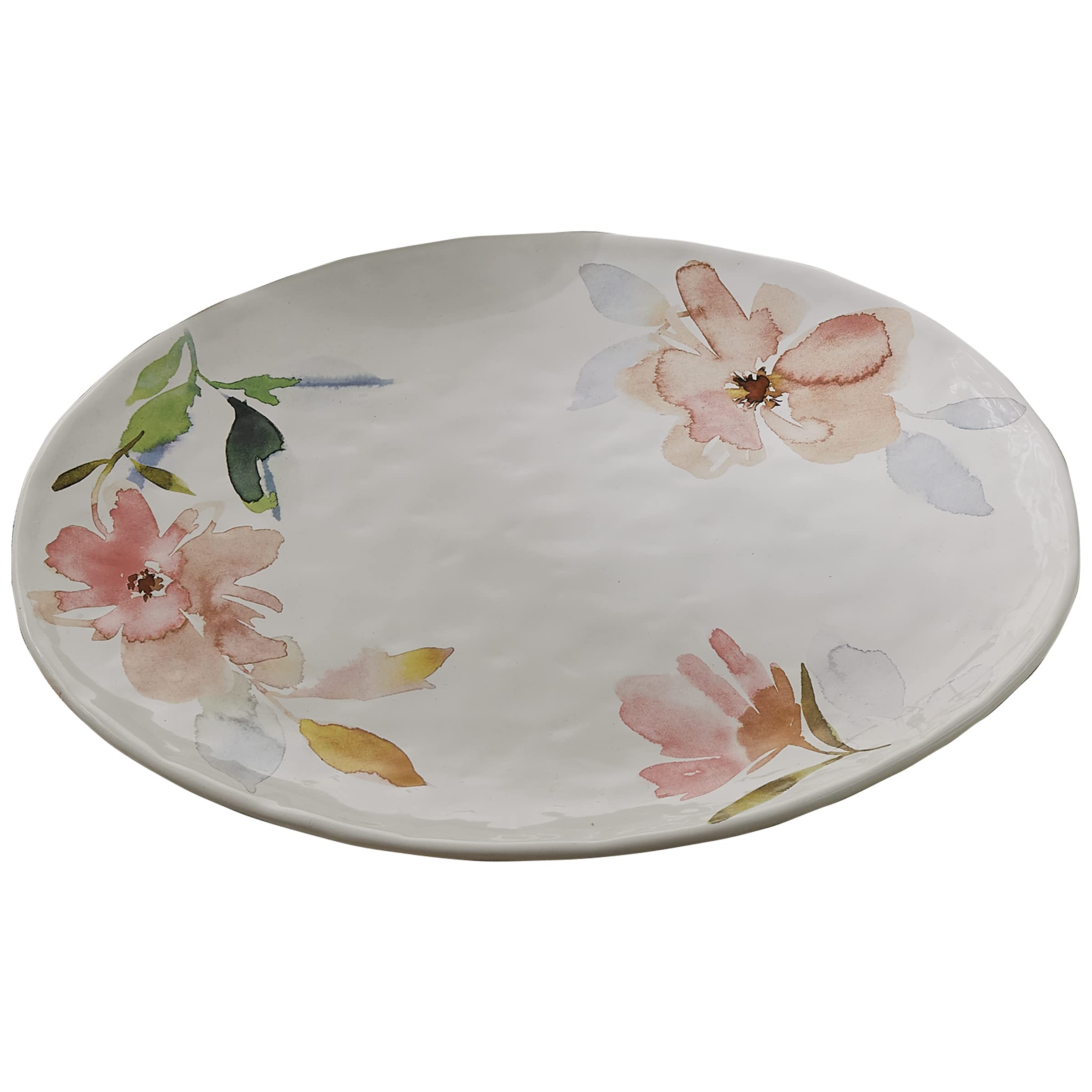 Split P First Blush Spring Flowers Platter