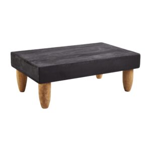 mud pie black footed serving board, 12 1/2" x 20 1/4"