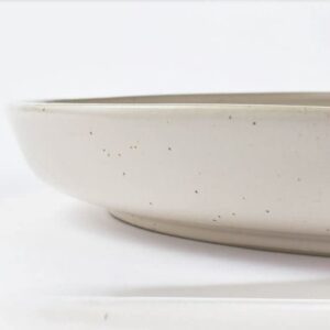 15" Stoneware Round Serving Platter Cream - Threshold designed with Studio McGee