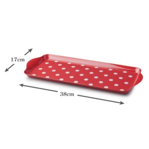 Zeal G202R Sandwich Serving Tray, Red