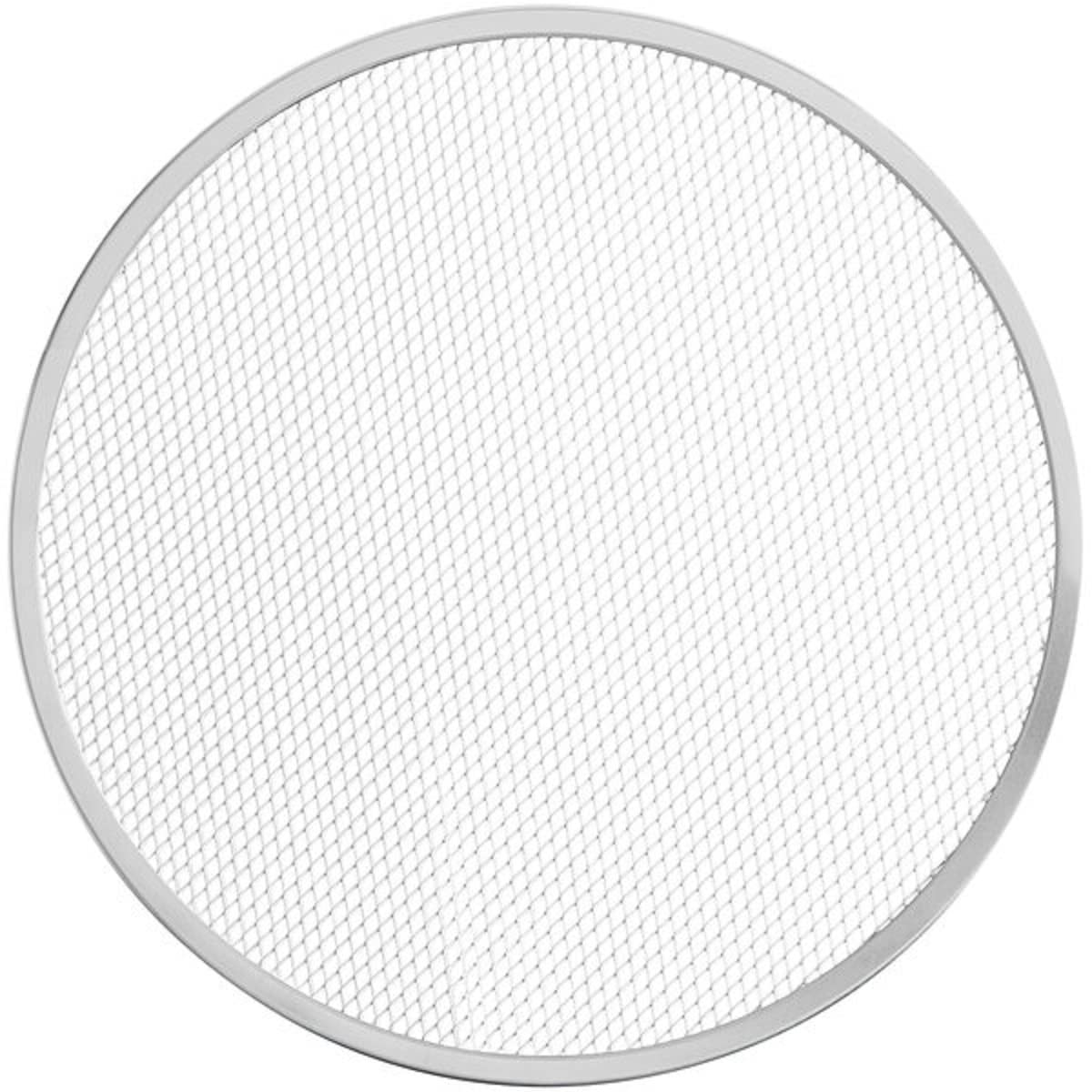 TrueCraftware Set of 2 Aluminum 16” Pizza Baking Screen Seamless Rim- Bakeware Pizza Screen Round Pizza Pan Pizza Tray Baking Tray Round Baking Tray for Home Kitchen Pizzeria & Restaurants