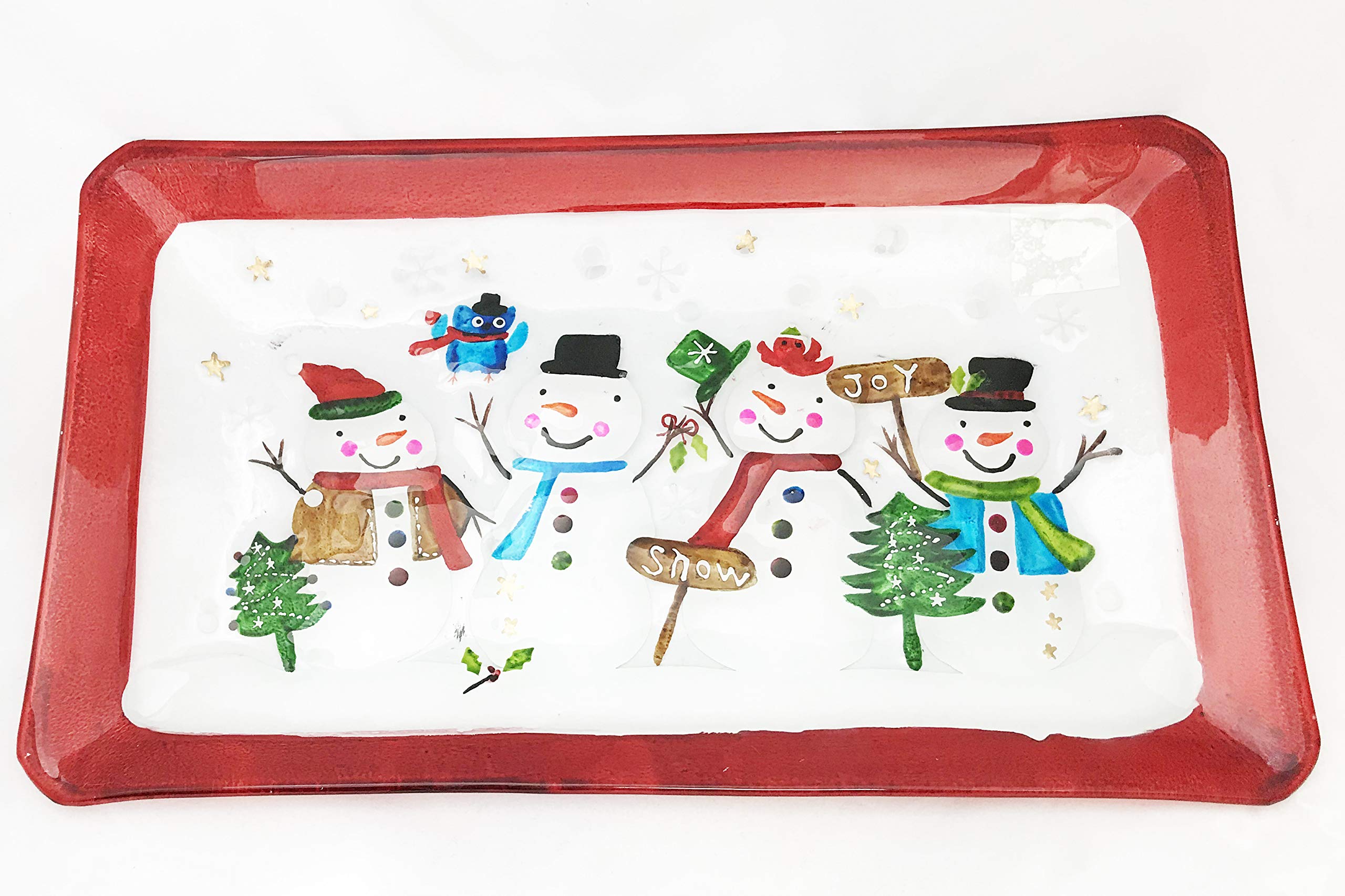 Snowman Family Platter