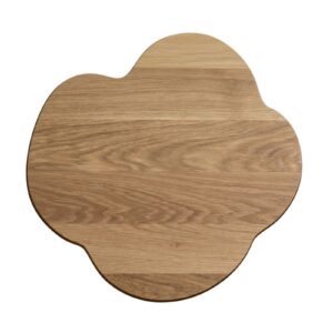 iittala aalto oak serving tray, 13.75 inches by alvar aalto