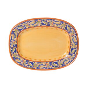 pfaltzgraff villa della luna rectangular serving platter, 12-inch