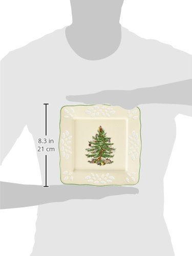 Spode Christmas Tree Pierced Square Tray