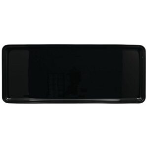 delfin 30" x 12" x 1" black rectangular market tray