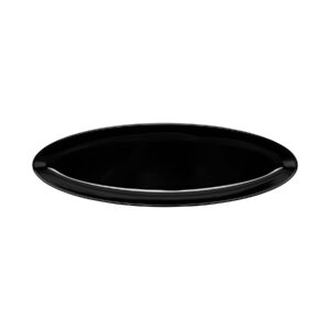 G.E.T. ML-253-BK 1.3 Qt, 21" x 6.5" Oval Platter, Black