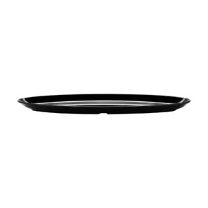 G.E.T. ML-253-BK 1.3 Qt, 21" x 6.5" Oval Platter, Black