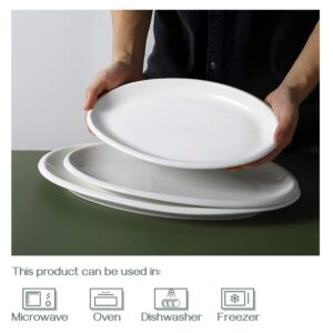 DOWAN 16"/14"/12" Rectangle Serving Plates & Oval Serving Plates