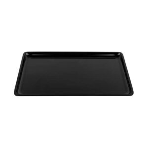 g.e.t. enterprises ml-179-bk 11.69" x 7.88" melamine rectangular tray, black